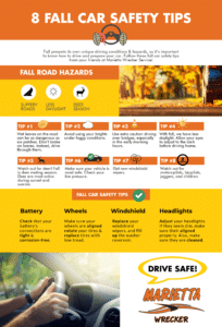 Fall Car Safety Tips to Follow | Marietta Wrecker Service